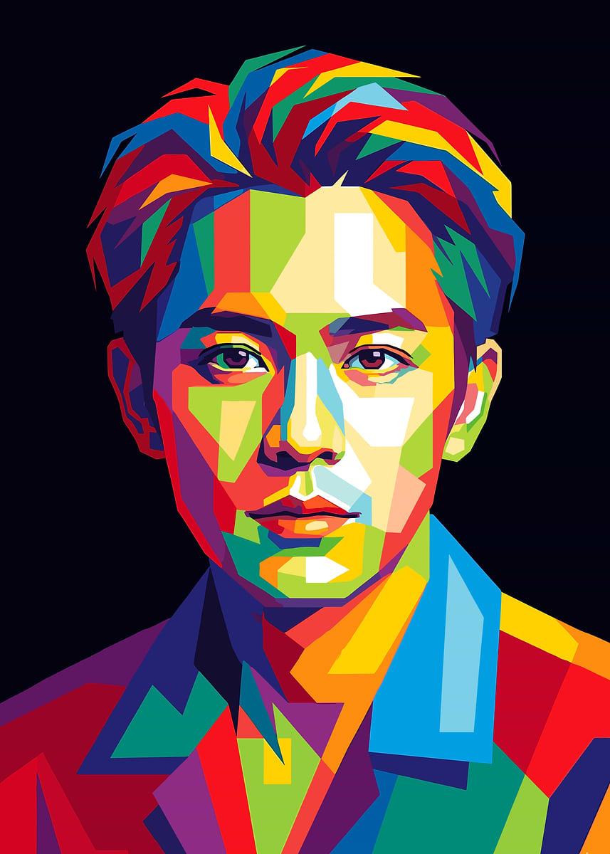 'wpap Pop Art Portrait' Poster, picture, metal print, paint by ron art ...