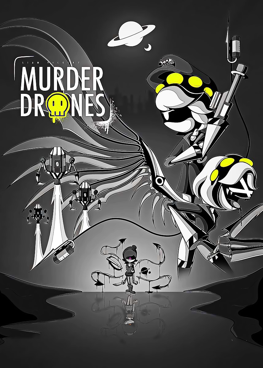 'Murder Drones Poster' Poster, picture, metal print, paint by carollina ...