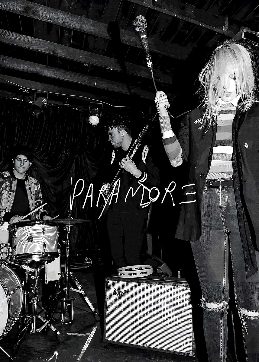 'Paramore Band Live Performance' Poster, picture, metal print, paint by ...