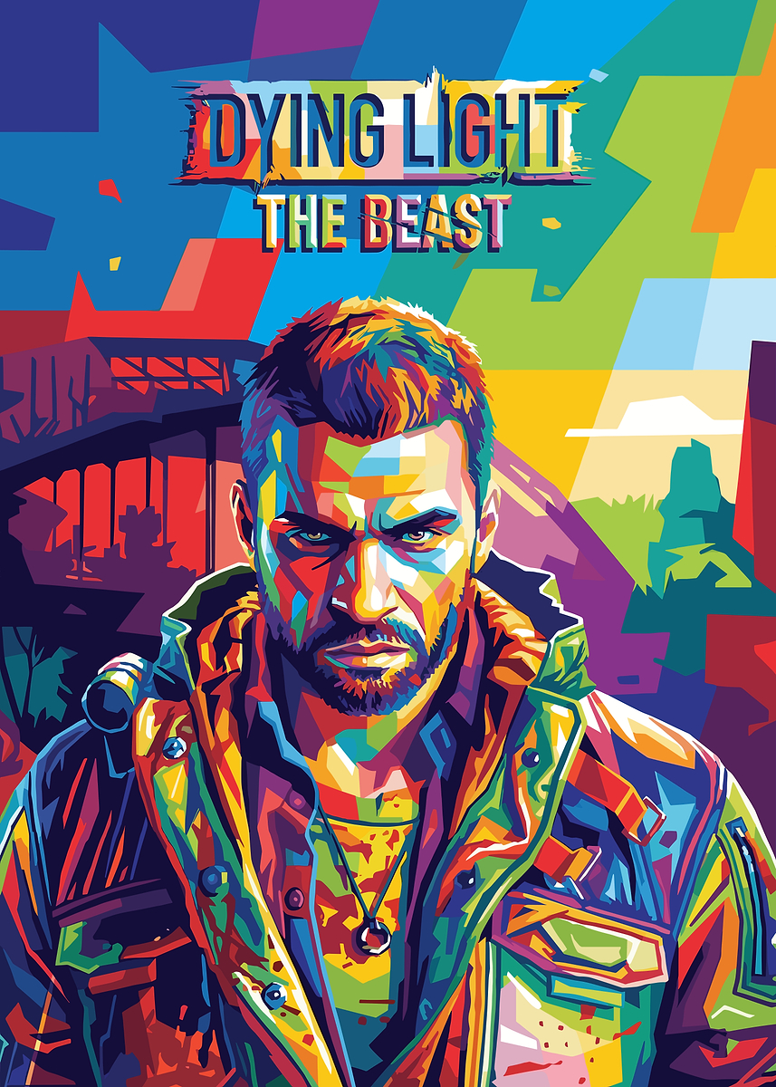 'Dying Light The Beast Pop Art' Poster, picture, metal print, paint by ...
