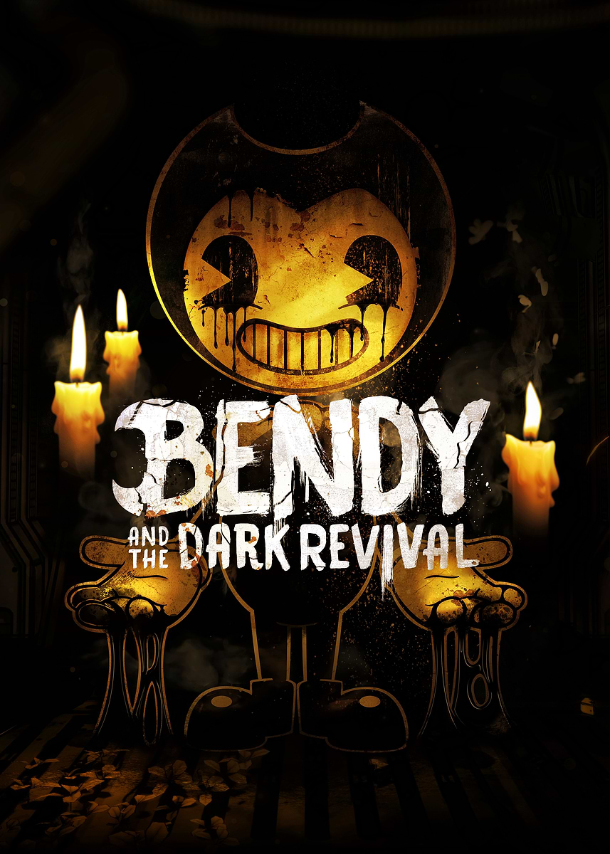'Bendy and the Dark Revival Poster' Poster, picture, metal print, paint ...