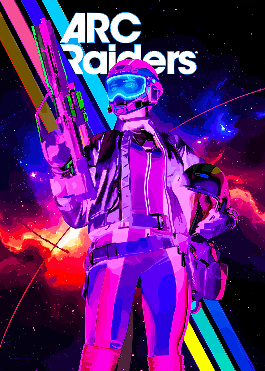 'ARC Raiders Game Poster' Poster, picture, metal print, paint by ...