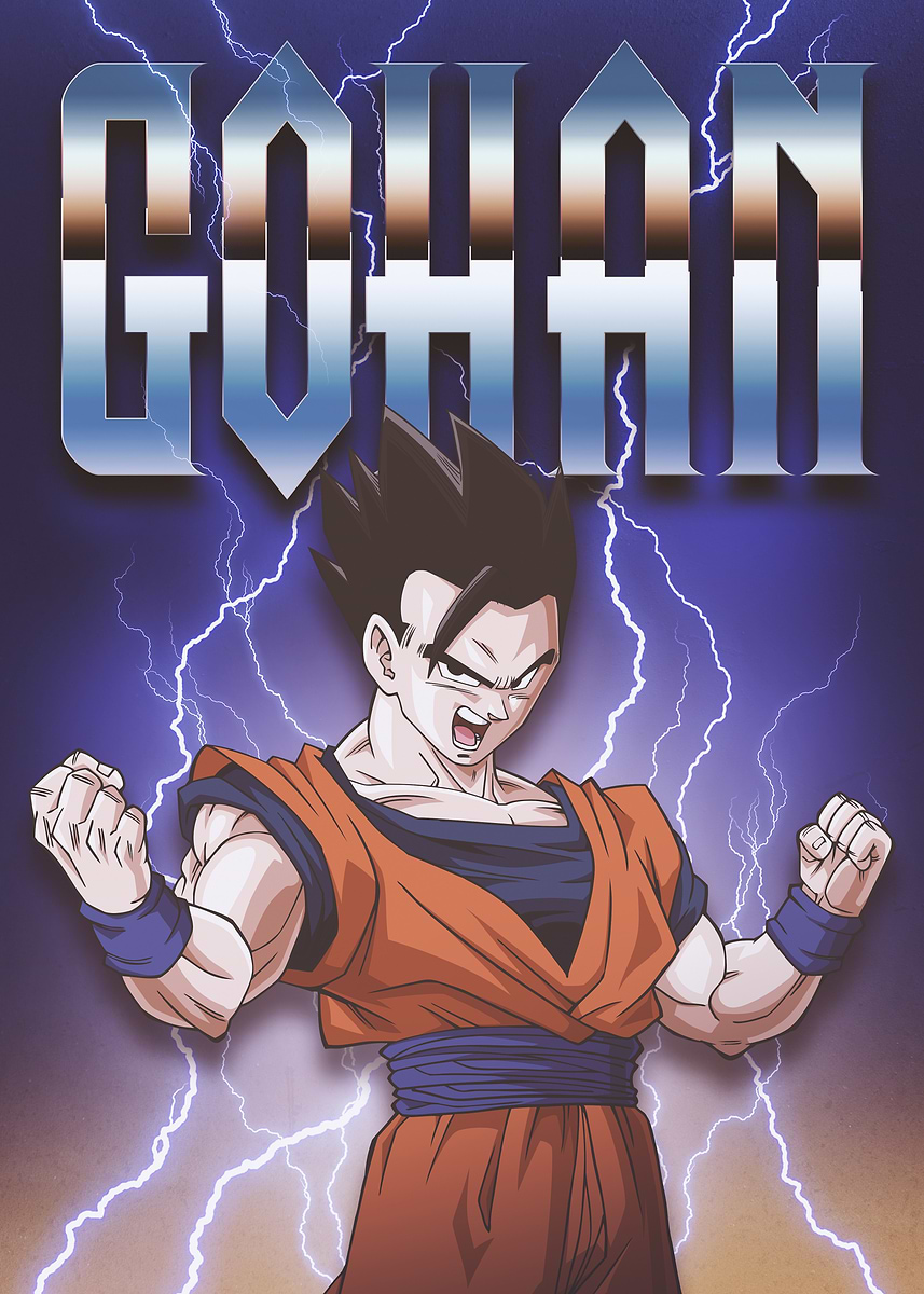 'Dragon Ball Z: Ultimate Gohan' Poster, picture, metal print, paint by ...