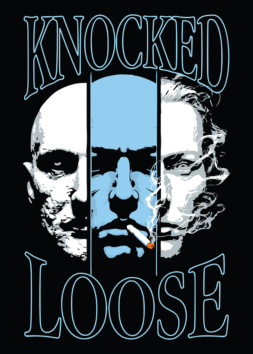 'Knocked Loose Band Portrait' Poster, picture, metal print, paint by ...