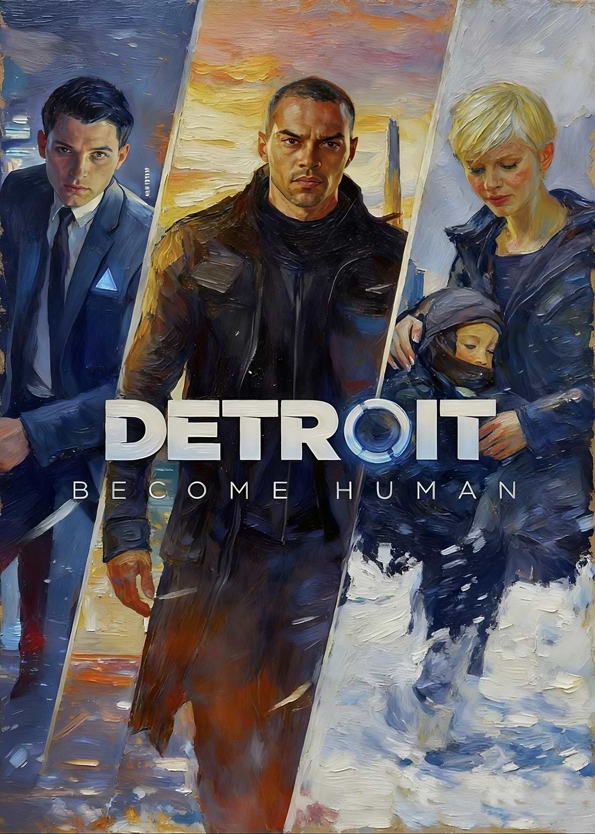 'Detroit: Become Human Game Art' Poster, picture, metal print, paint by ...