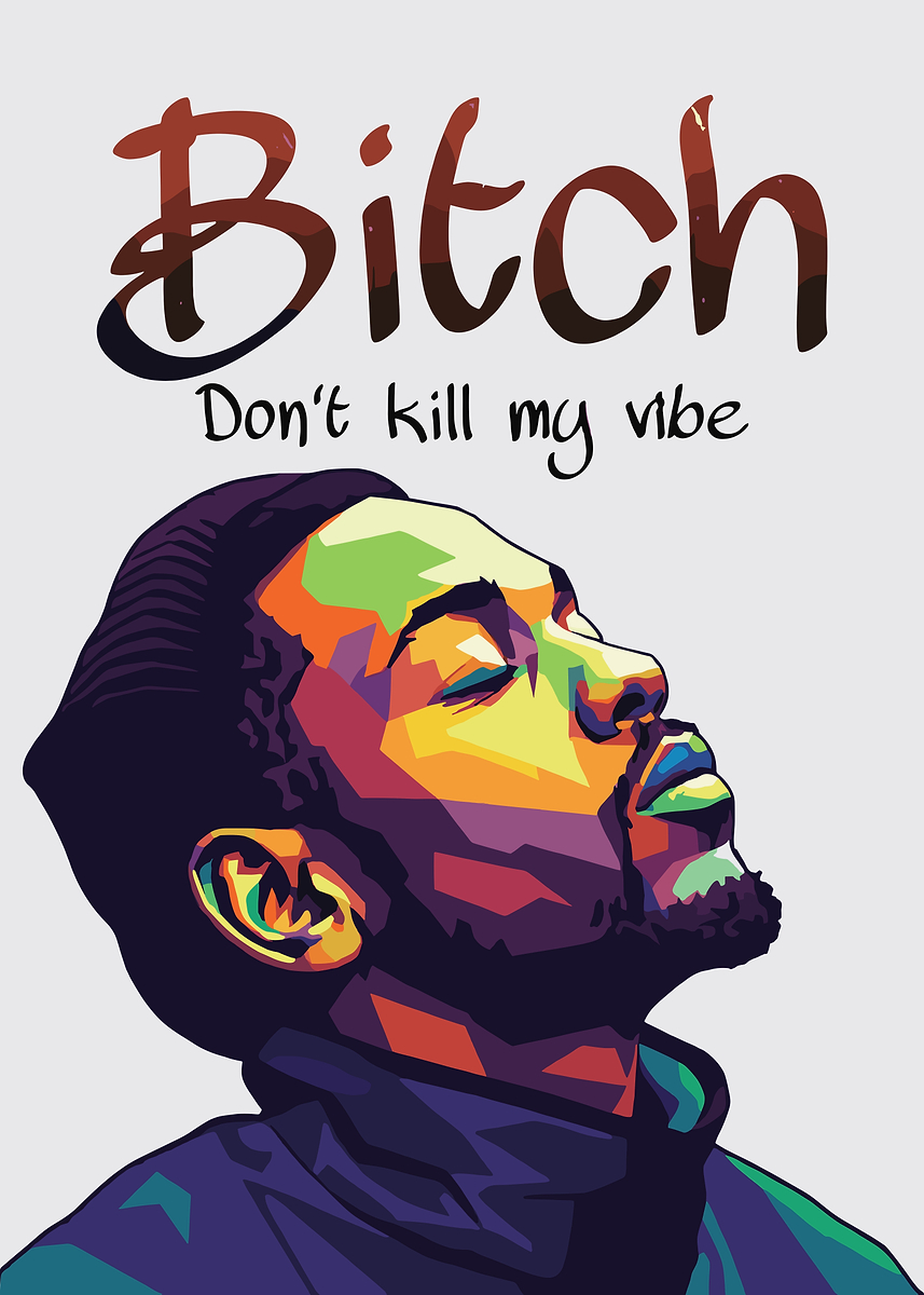 'Kendrick Lamar Pop Art' Poster, picture, metal print, paint by Leo ...