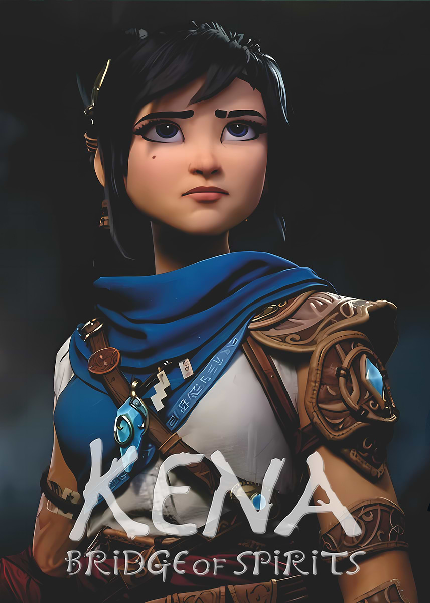 'Kena: Bridge of Spirits Game Art' Poster, picture, metal print, paint ...
