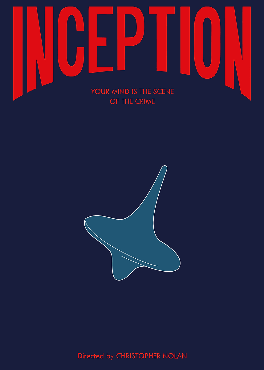 'Inception movie poster' Poster, picture, metal print, paint by waloopa ...