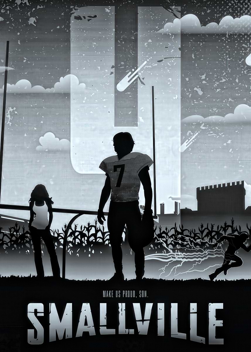 'Smallville Football Poster' Poster, picture, metal print, paint by ...