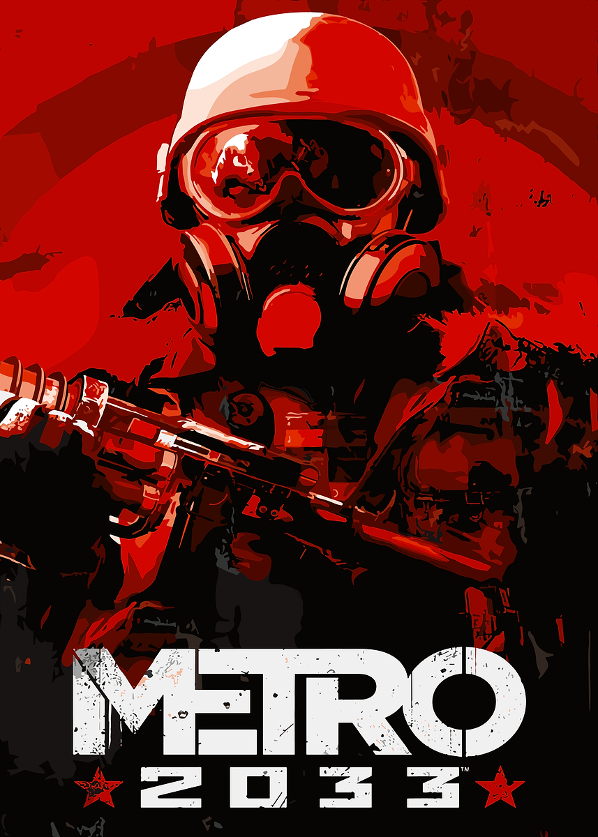 'Metro 2033 Game Poster' Poster, picture, metal print, paint by waloopa ...