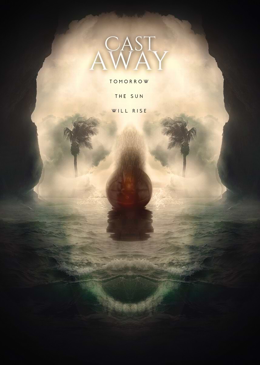 'Cast Away Movie Poster' Poster, picture, metal print, paint by ...