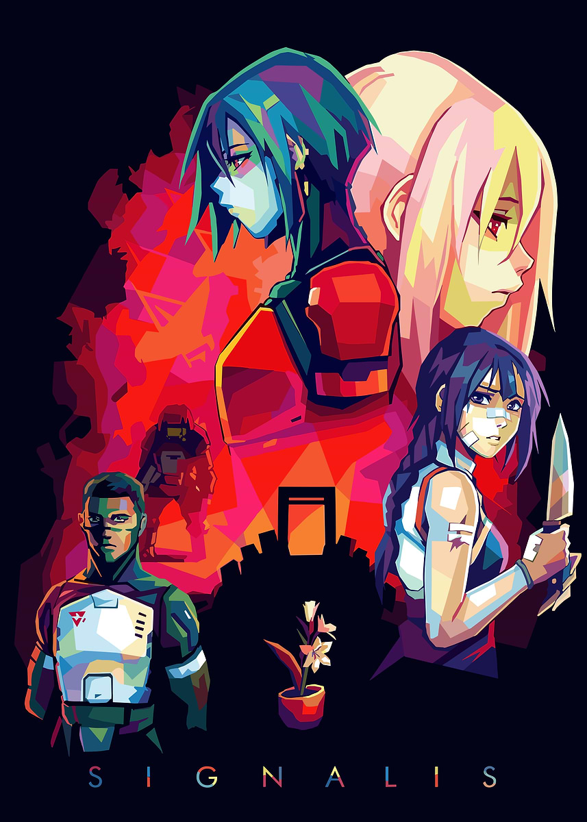 'Signalis Game Poster' Poster, picture, metal print, paint by Papa ...