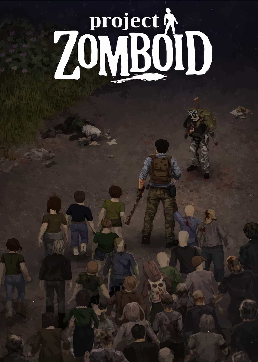 'Project Zomboid Game Art' Poster, picture, metal print, paint by kudus ...