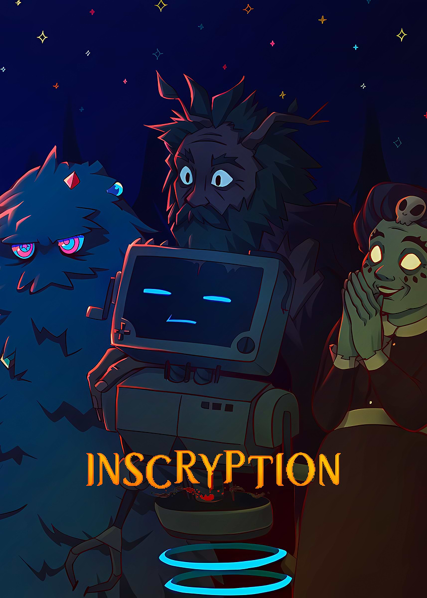 'Inscryption' Poster, picture, metal print, paint by benyok 86 | Displate