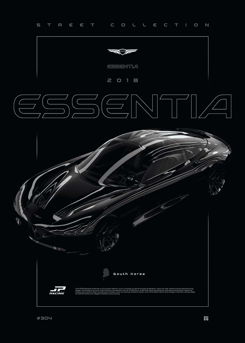 'Essentia 2018 Street Collection Car' Poster, picture, metal print ...