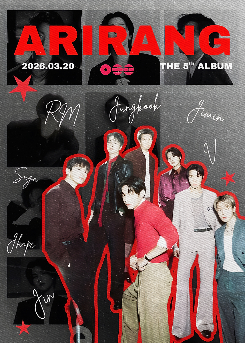 'BTS Arirang 5th Album Poster' Poster, picture, metal print, paint by ...
