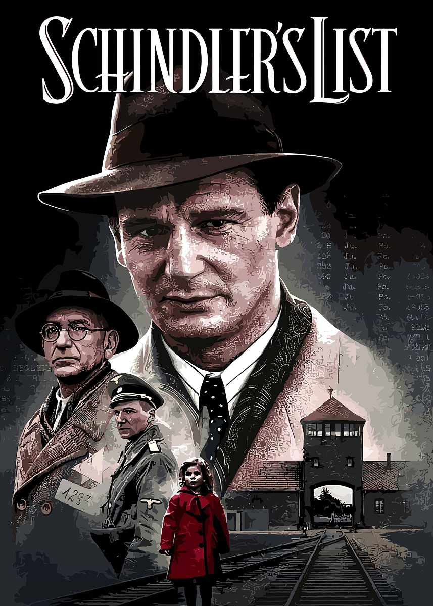 'Schindler's List Movie' Poster, picture, metal print, paint by zakuro ...