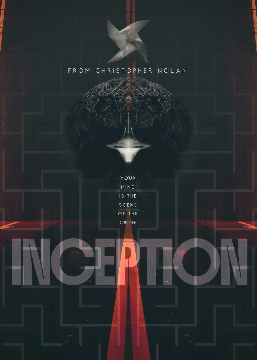 'Inception Movie Poster' Poster, picture, metal print, paint by ...