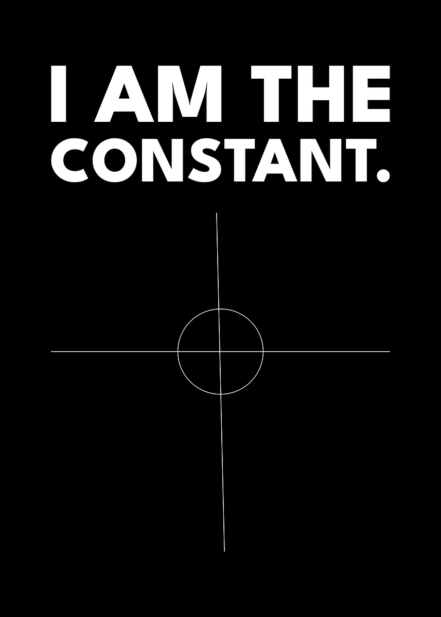 'I Am The Constant Stoic Motivation Art' Poster, picture, metal print ...