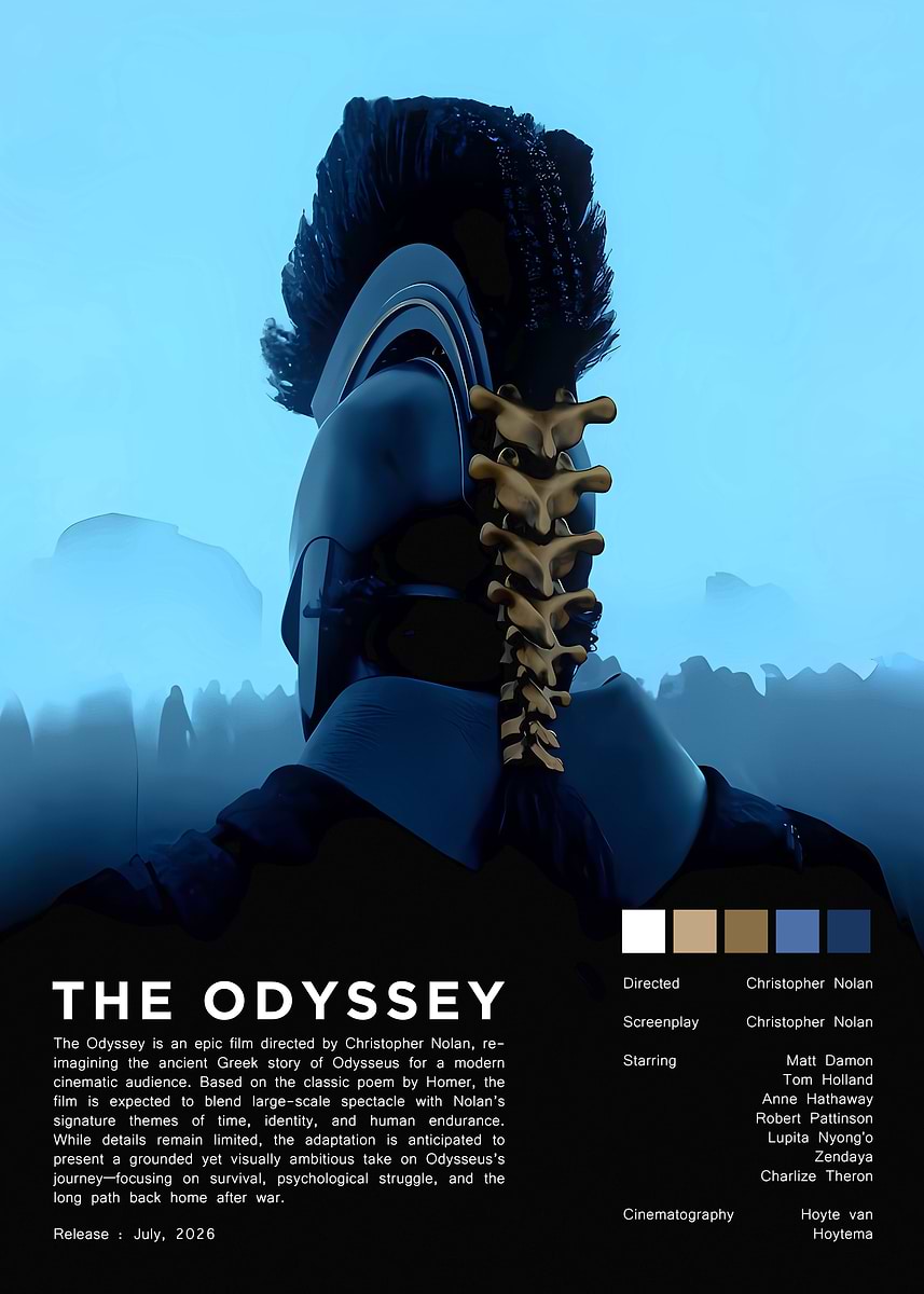 'The Odyssey Movie Poster' Poster, picture, metal print, paint by Hope ...