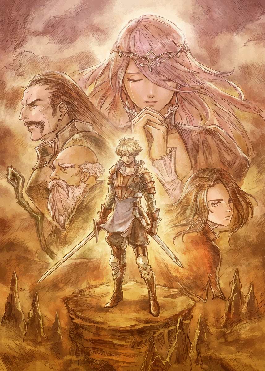 'Fantasy Characters in Dramatic Scene' Poster, picture, metal print ...