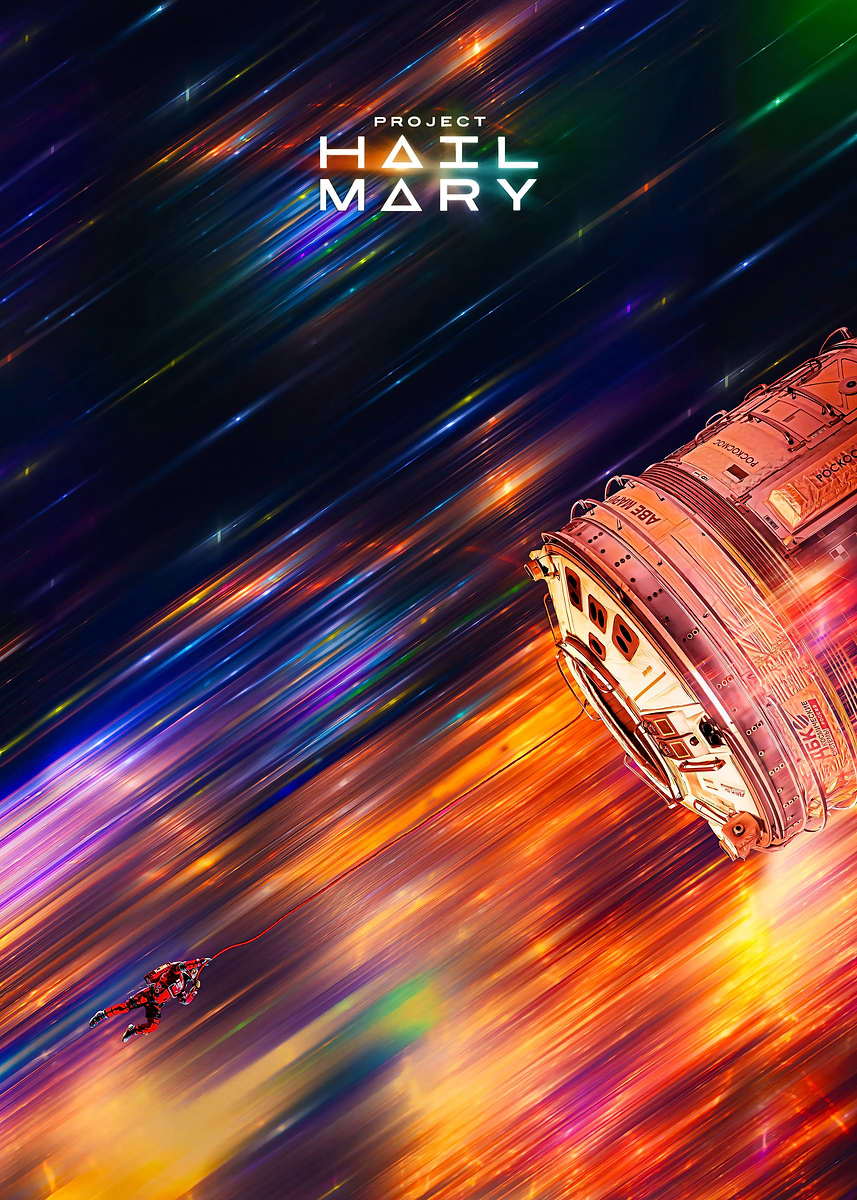'Project Hail Mary Poster' Poster, picture, metal print, paint by Bakol ...