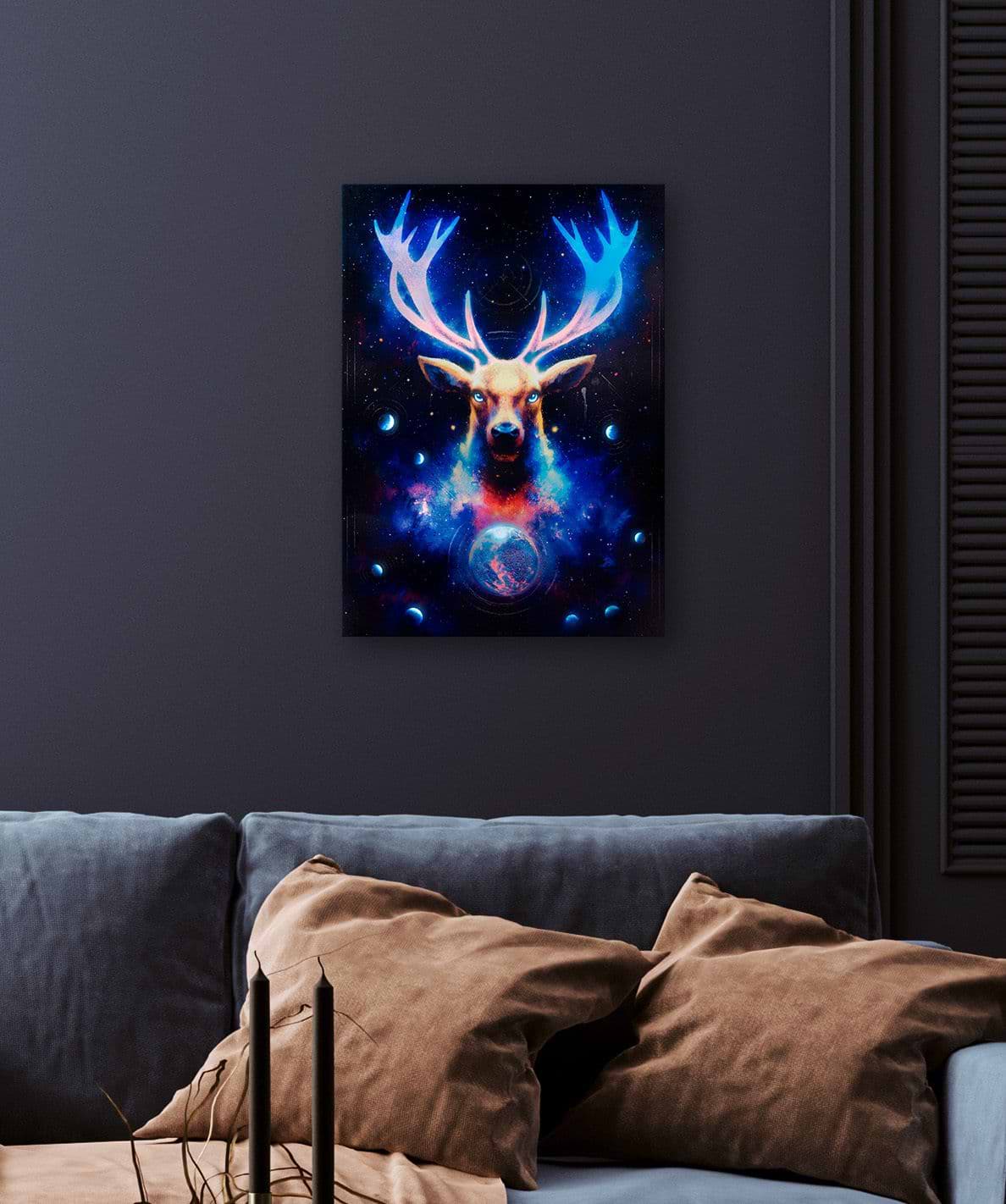 Cosmic Deer Lumino Poster | Displate