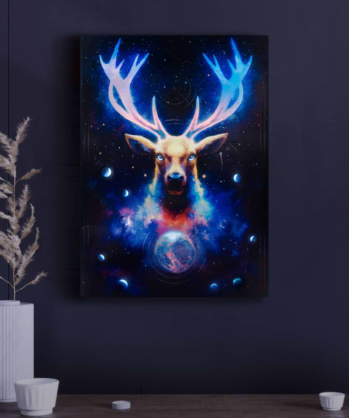 Cosmic Deer Lumino Poster | Displate