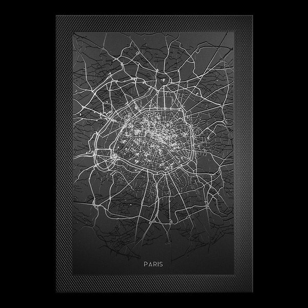 Heart of Paris metal poster - Limited Edition | Displate