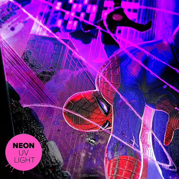 Spider-Man In Action! metal poster - Limited Edition | Displate