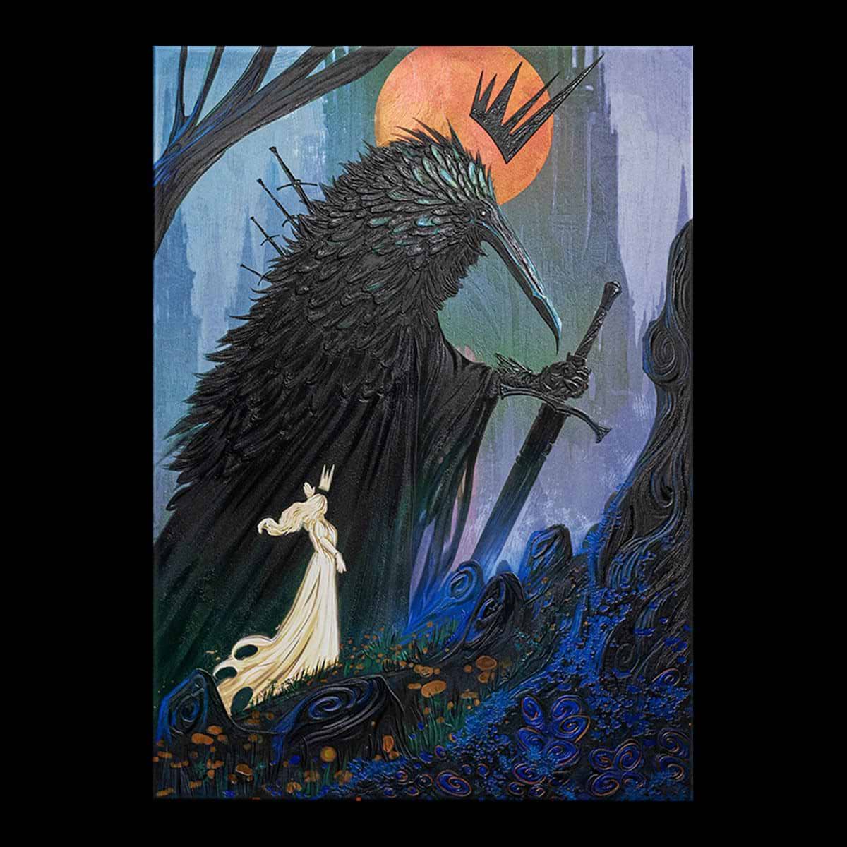 The Lady And The Crow metal poster - Limited Edition | Displate