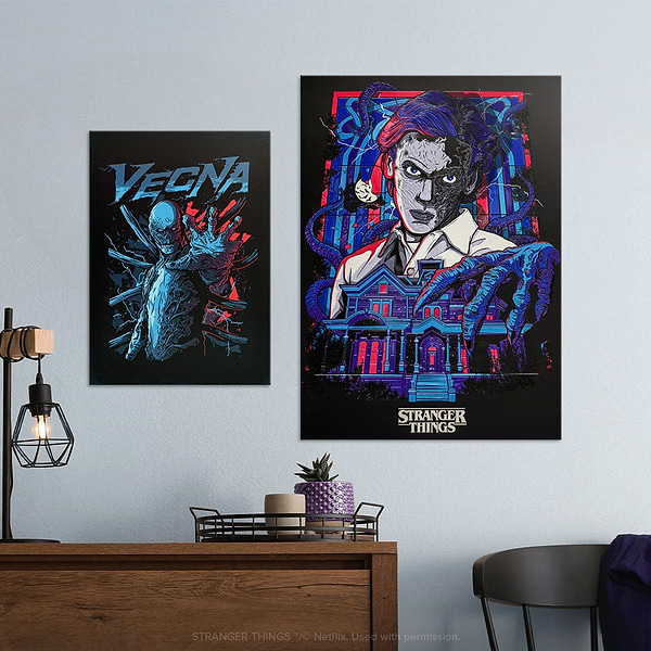 Stranger Things: Vecna metal poster - Limited Edition | Displate