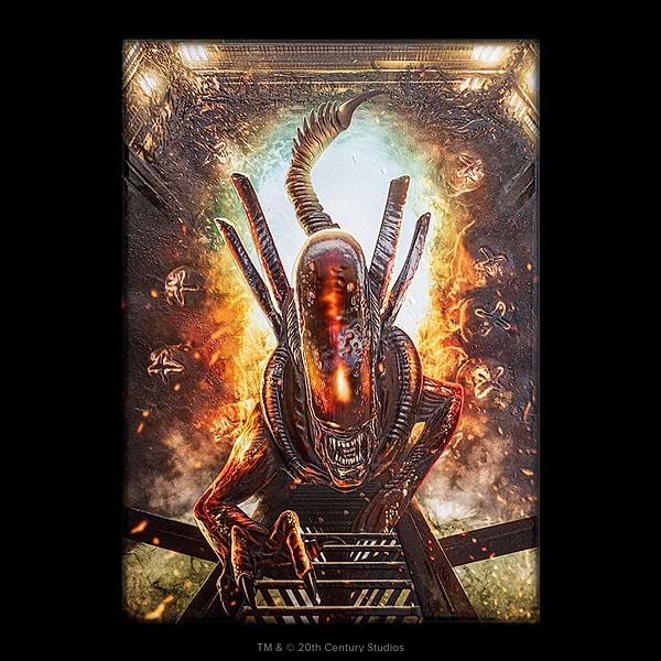 Xenomorph Rising metal poster - Limited Edition | Displate