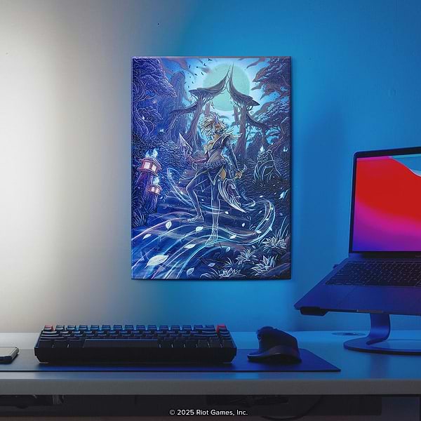 Spirit Blossom Akali metal poster - Limited Edition | Displate