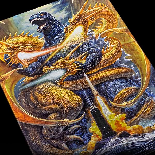 Godzilla vs. King Ghidorah metal poster - Limited Edition | Displate