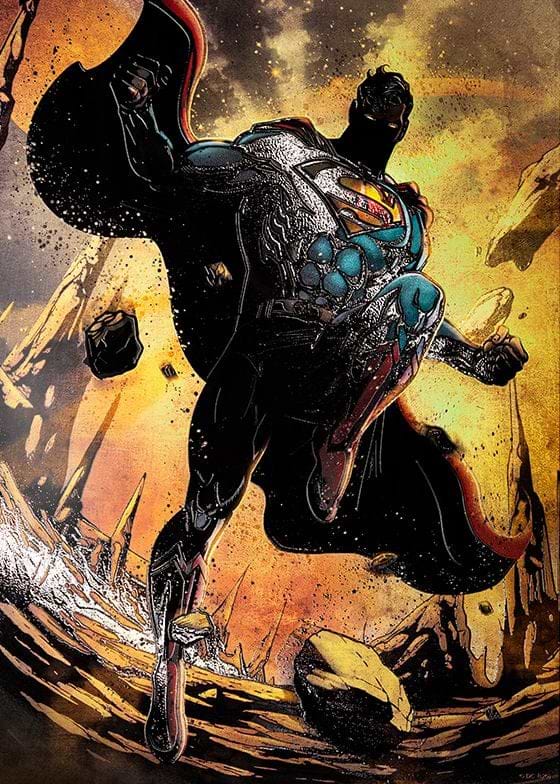 Superman Triumphant metal poster - Limited Edition | Displate