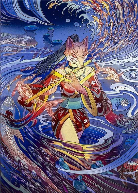 Chant of Kitsune metal poster - Limited Edition | Displate