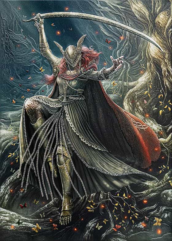 Malenia, Blade of Miquella metal poster - Limited Edition | Displate