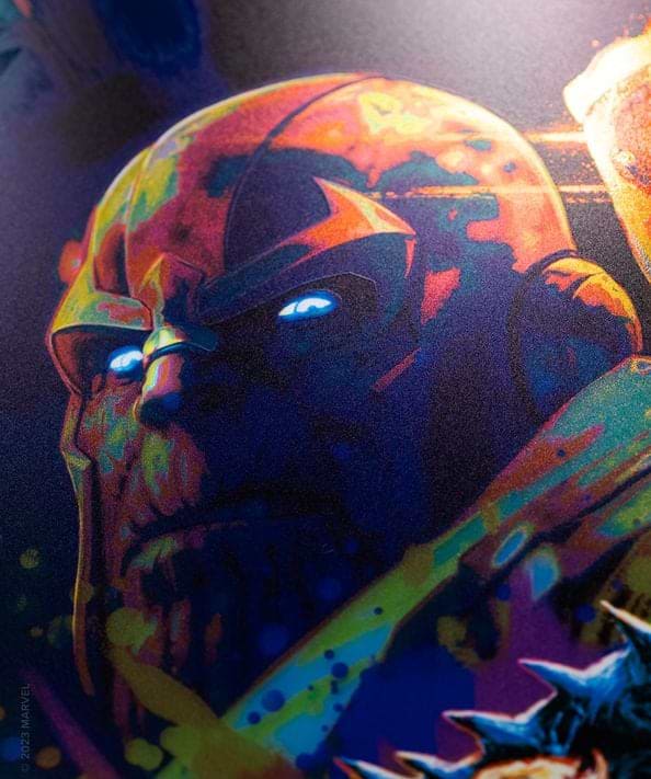 Guardians vs Thanos Lumino Poster | Displate