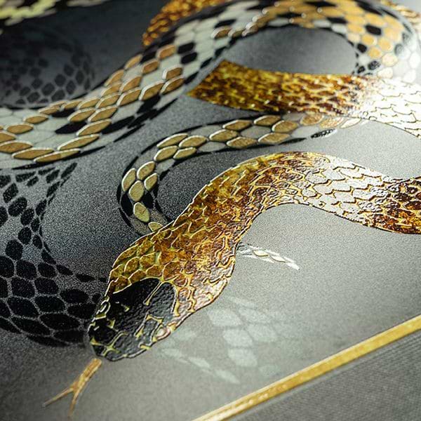 Golden Tangle metal poster - Limited Edition | Displate