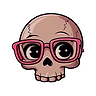 'Screaming Skull Illustration' Poster, picture, metal print, paint by ...