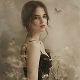 'Vibrant Alien Landscape with Planets' Poster, picture, metal print ...